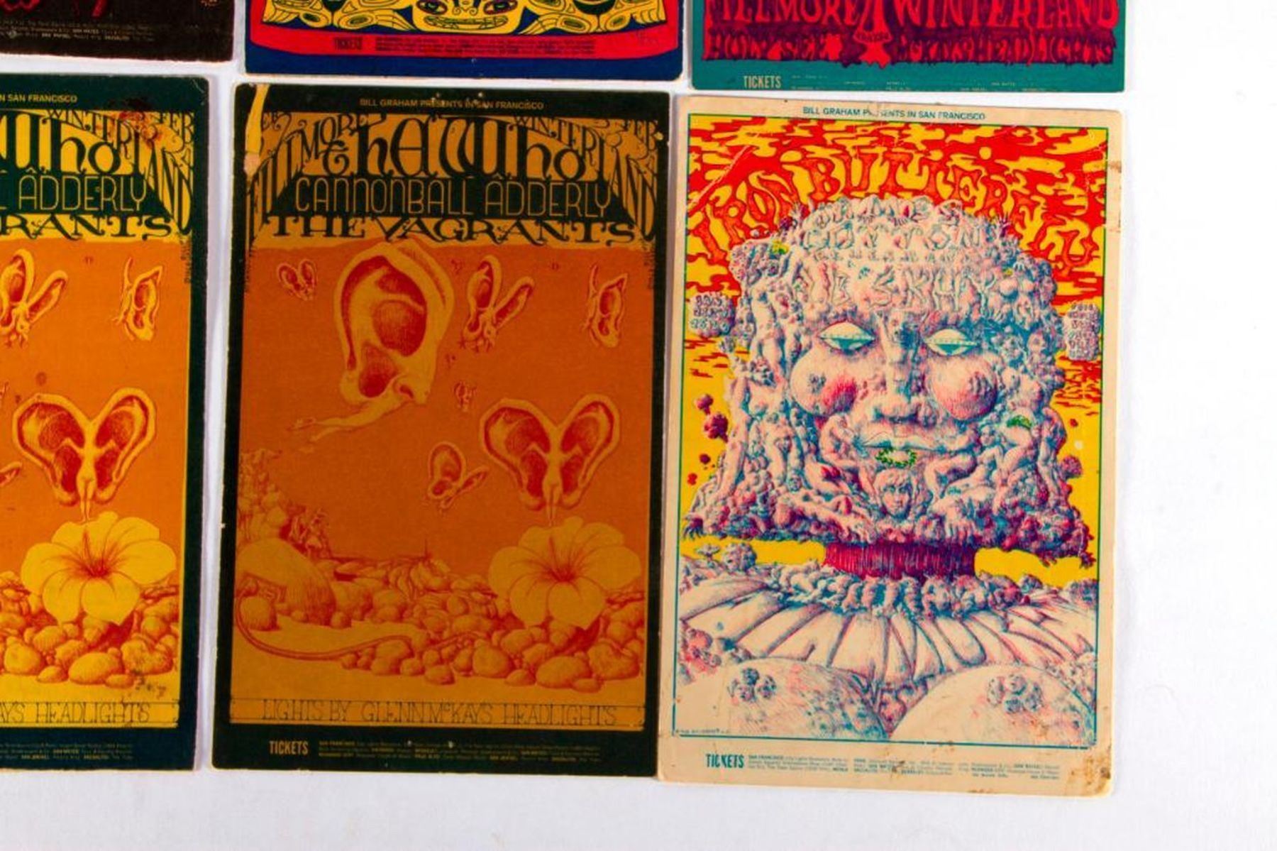 Bill Graham production handbills.