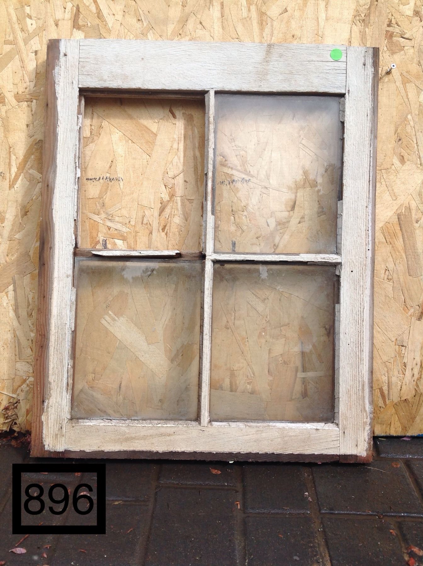 VINTAGE WOODEN 4-PANE WINDOW - Schmalz Auctions