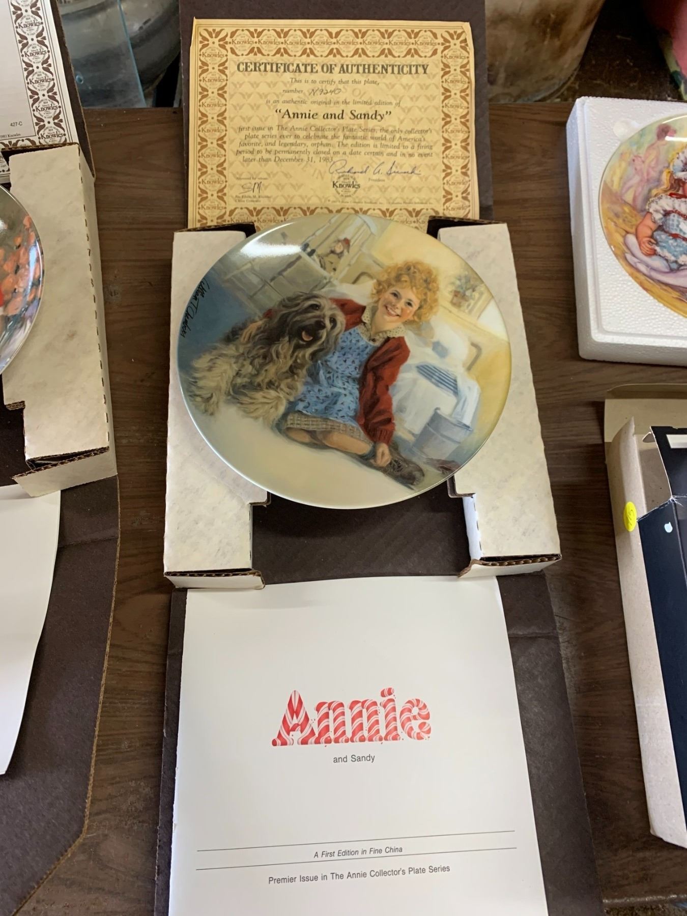 FINE CHINA COLLECTIBLE ART PLATES (5)