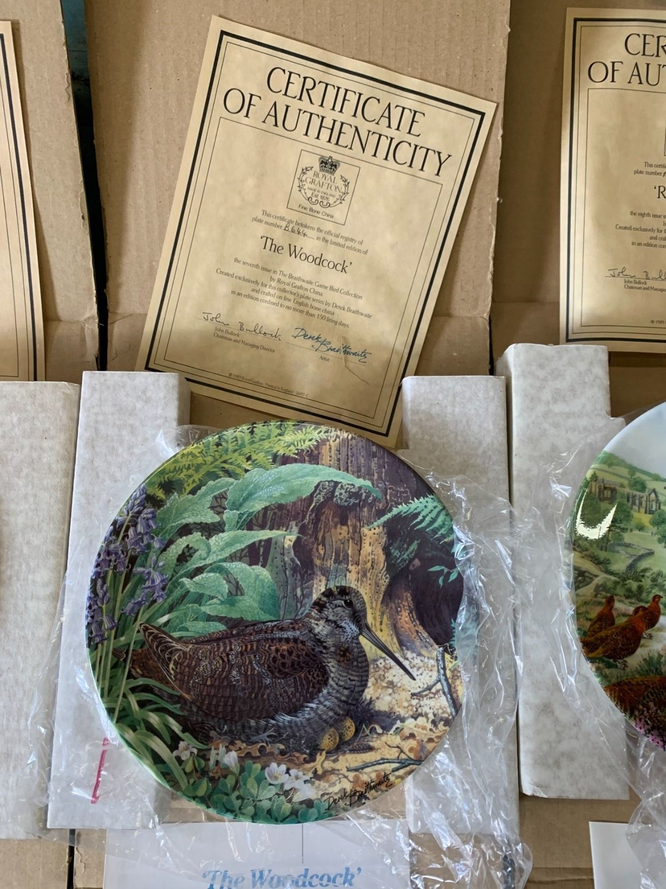 FINE CHINA COLLECTIBLE ART PLATES (5) - Schmalz Auctions