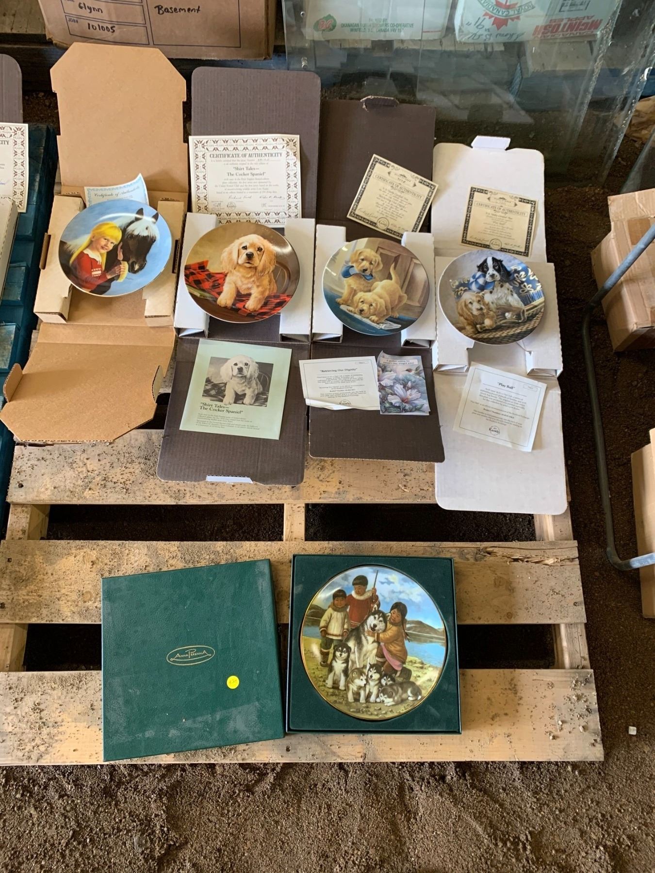 FINE CHINA COLLECTIBLE ART PLATES (5) - Schmalz Auctions