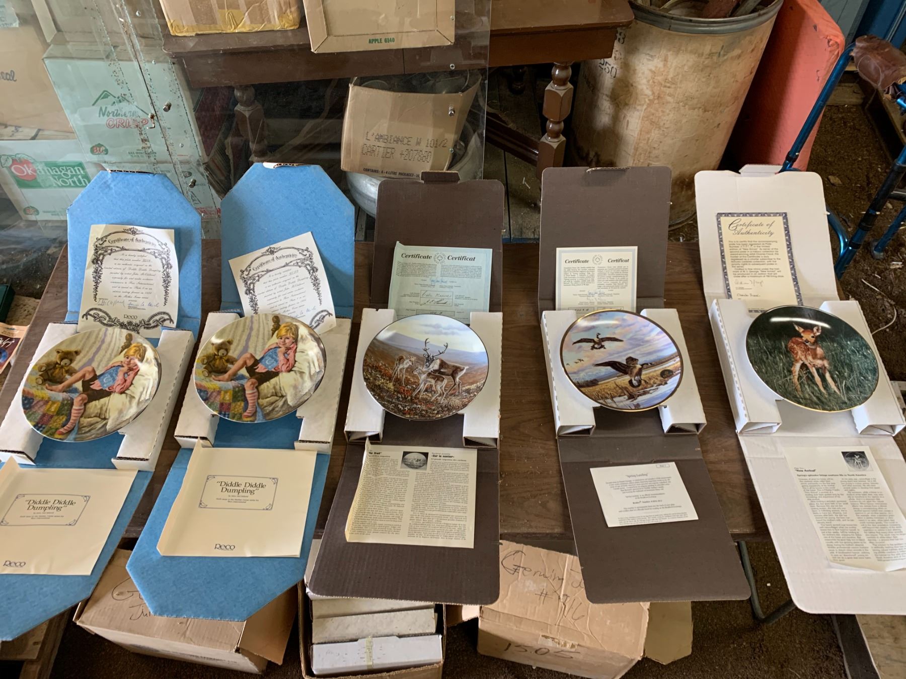 FINE CHINA COLLECTIBLE ART PLATES (5) - Schmalz Auctions