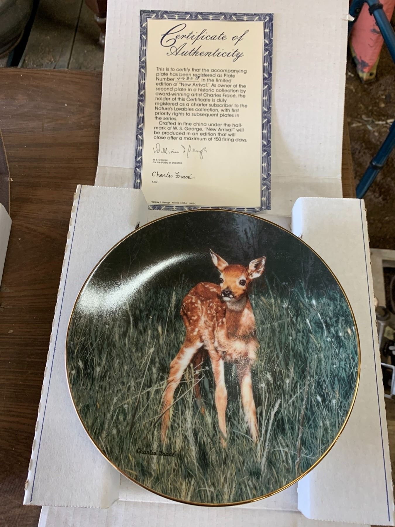 FINE CHINA COLLECTIBLE ART PLATES (5)