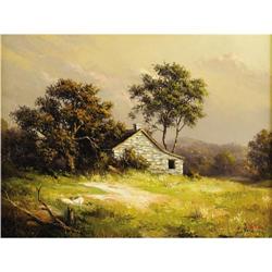 DALHART WINDBERG, Texas Art, o/c DALHART WINDBERG (1933-)
