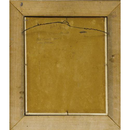 DICKSON REEDER, Early Texas oil/canvasboard DICKSON REEDER (1912-1970)