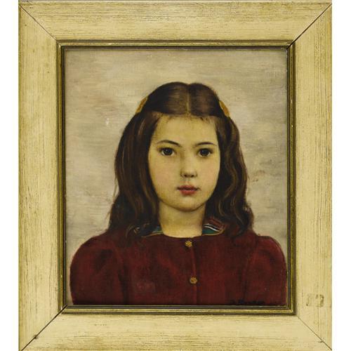 DICKSON REEDER, Early Texas oil/canvasboard DICKSON REEDER (1912-1970)