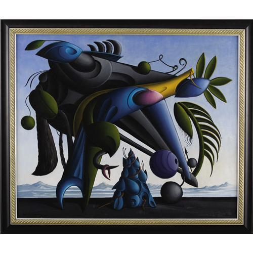 VALTON TYLER, Texas Art o/c, 1991 VALTON TYLER (1944-)