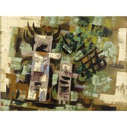 WARD LOCKWOOD, Early Texas o/c, 1955 WARD LOCKWOOD (1894-1963)