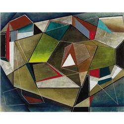 ROBERT PREUSSER, Early Texas oil/paper, 1940 ROBERT PREUSSER (1919-1992)
