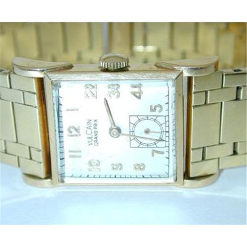 324 VULCAIN GRAND PRIX 14K Gold Watch