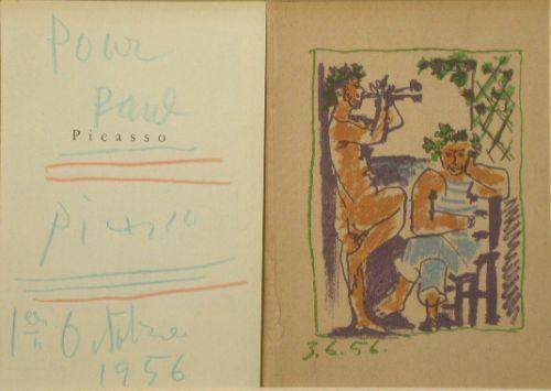 PABLO PICASSO Hand Signed Lithograph