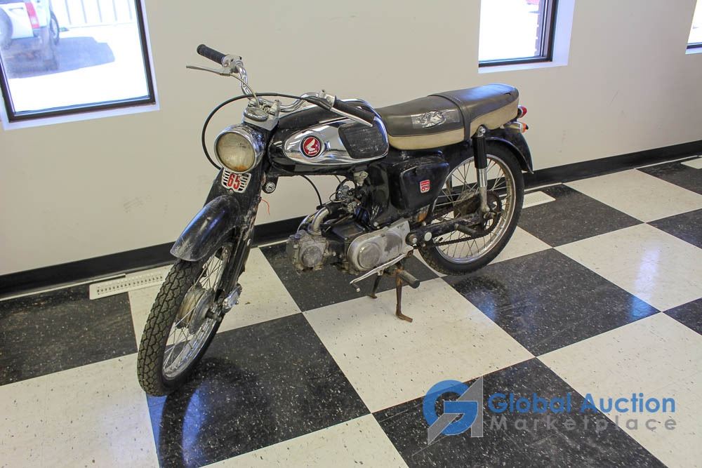 VIDEO ADDED - Vintage 1965 Honda S65 Motorcycle - Running and Driving
