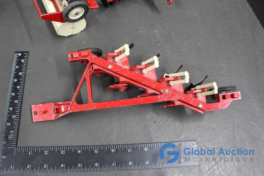 IH 4-Bottom Plow, Disc Drill, & Double Disc