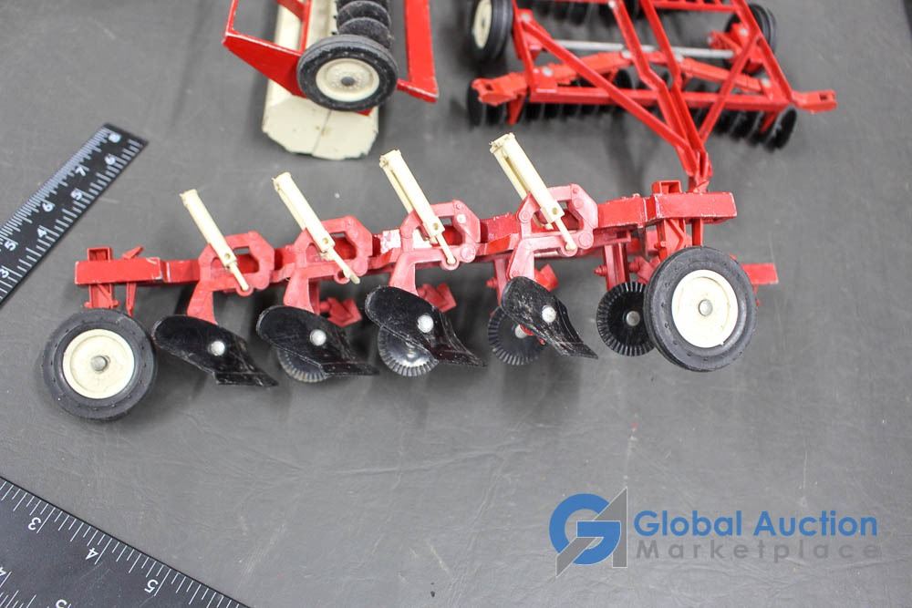 IH 4-Bottom Plow, Disc Drill, & Double Disc