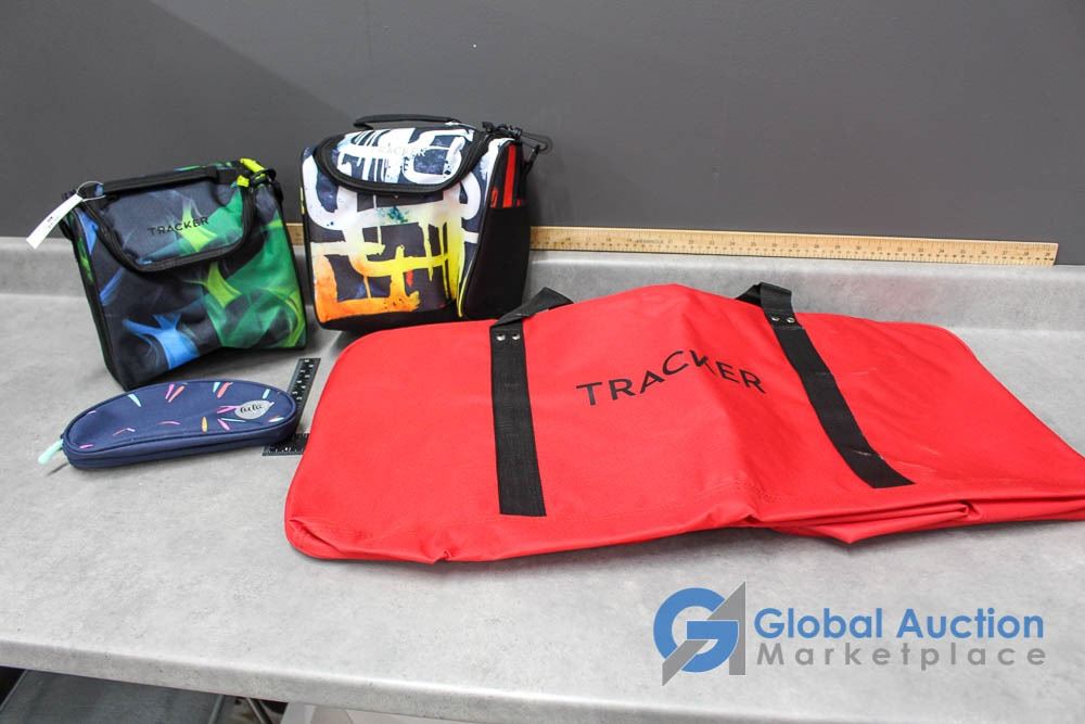 New Tracker Duffle Bag, (2) Lunch Bags & Lulu Case