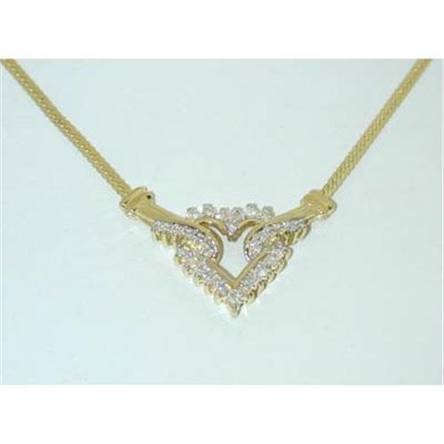 1594 10k Gold Diamond Necklace