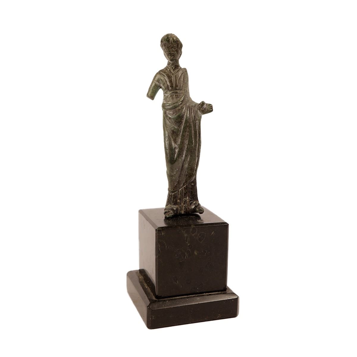 Roman Style Bronze Female Figure.