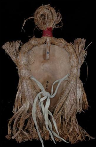 Duane Pasco Carved Portrait Mask with C