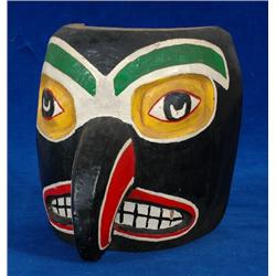 Salish Hawk Wall Mask 6 1/4" H. 6" W.