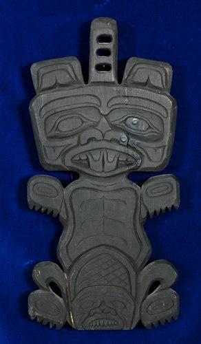 Northwest Coast Beaver Plaque Signed Jo