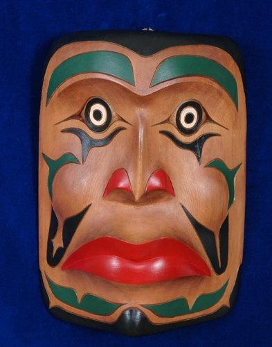 Squamish Potlatch Ceremonial Mask by Gr