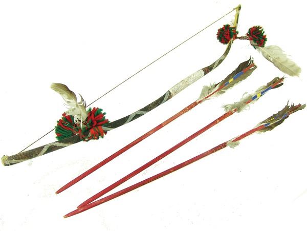 Hopi Child's Bow and Arrows
