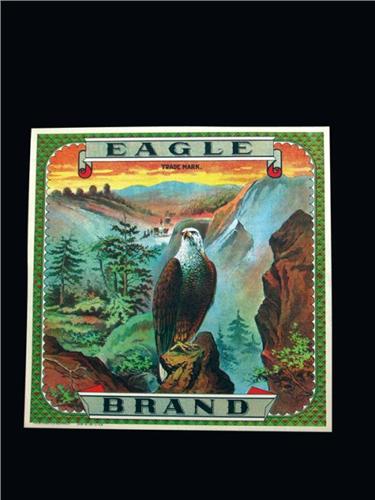 Original Tobacco Label Eagle Brand