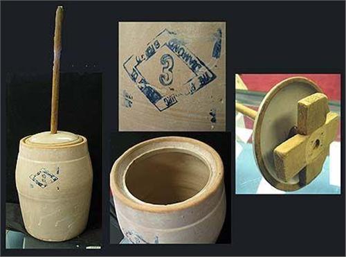 Diamond Brand #3 Butter Churn, Plunger,