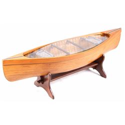 Big Sky Carvers Cedar Strip Canoe Coffee Table