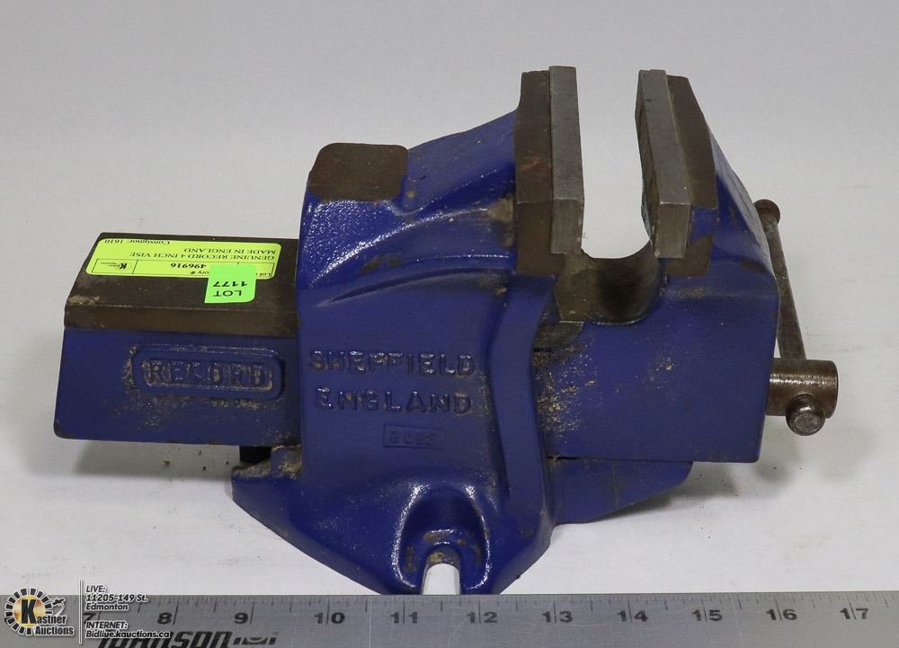 GENUINE RECORD 4 INCH VISE MADE IN ENGLAND