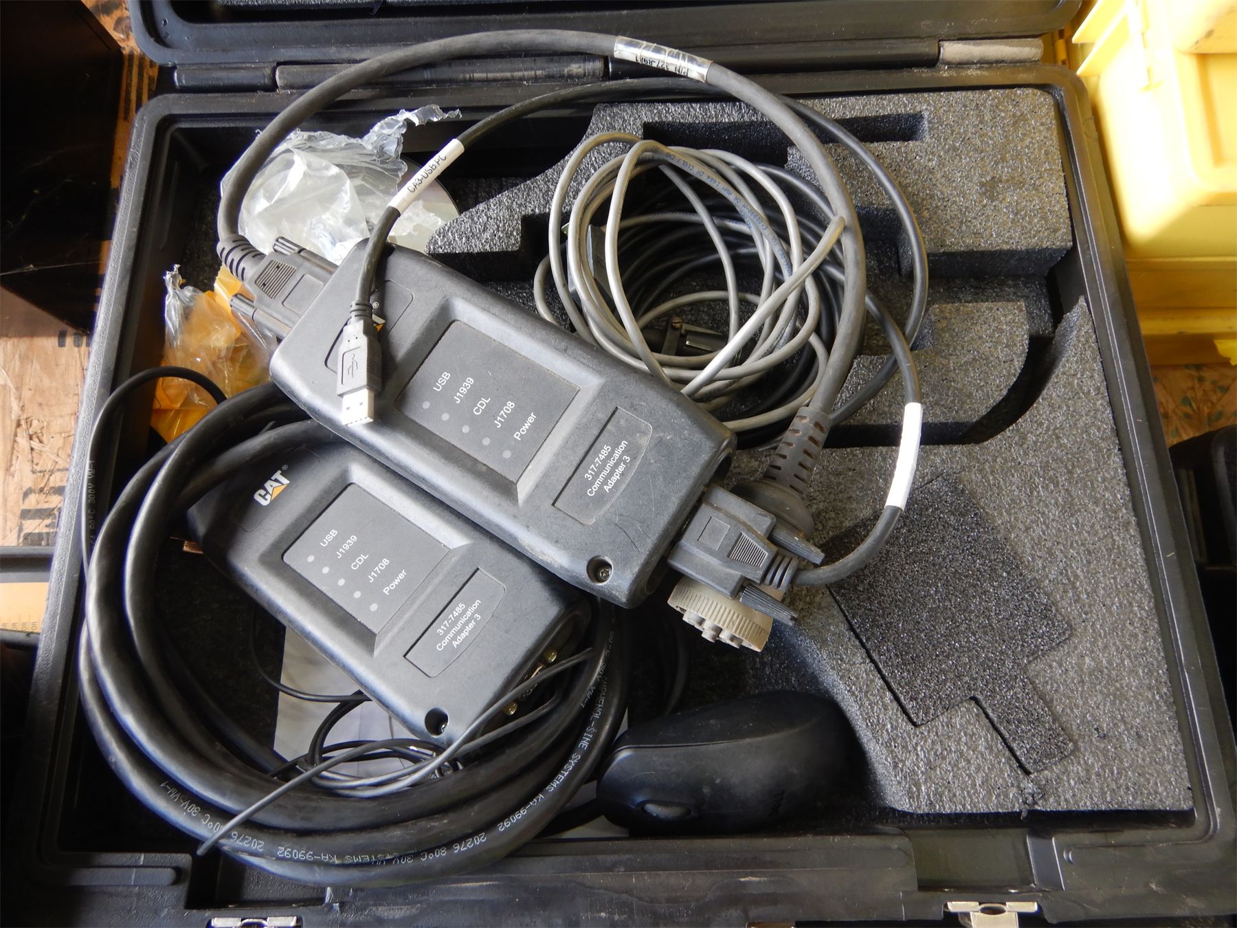 Caterpillar Communications Adapter 3 Group 317 74s4 Shop Equipment J