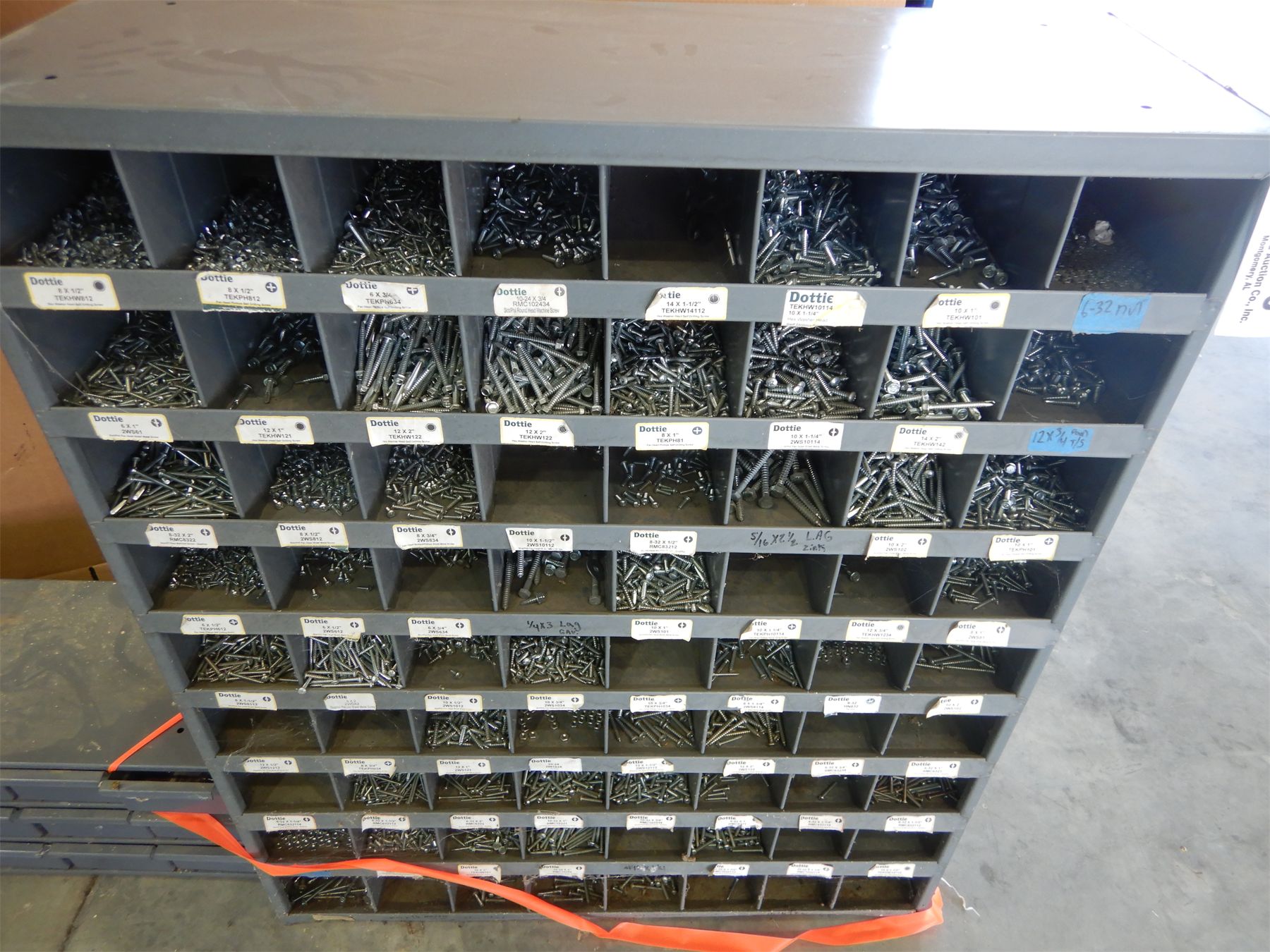 METAL BOLT BINS Shop Equipment J M Wood Auction Company Inc METAL BOLT BINS Shop Equipment J M Wood Auction Company Inc