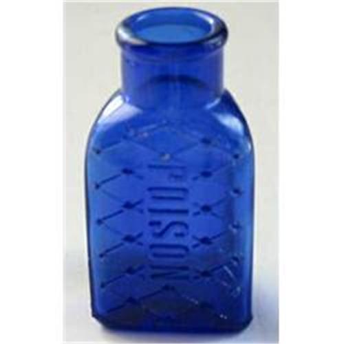 Cobalt Poison Bottle Triangle Shape #960767