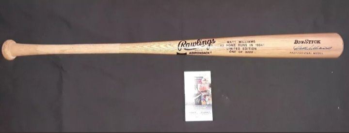 JSA COA Matt Williams Signed Autograph Bat