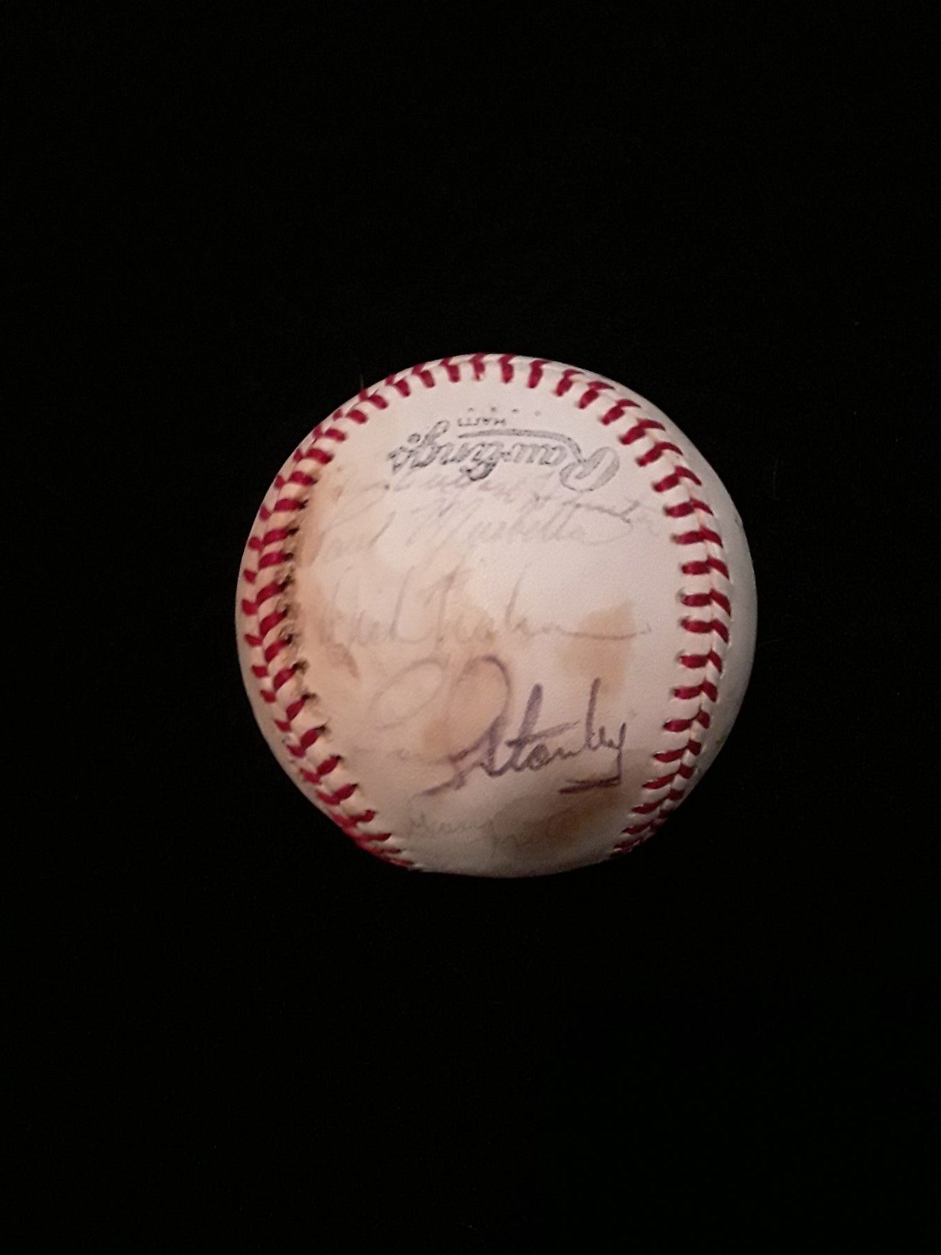 1978 New York Yankees Autograph Signed Team Ball W/COA Thuman Munson ...