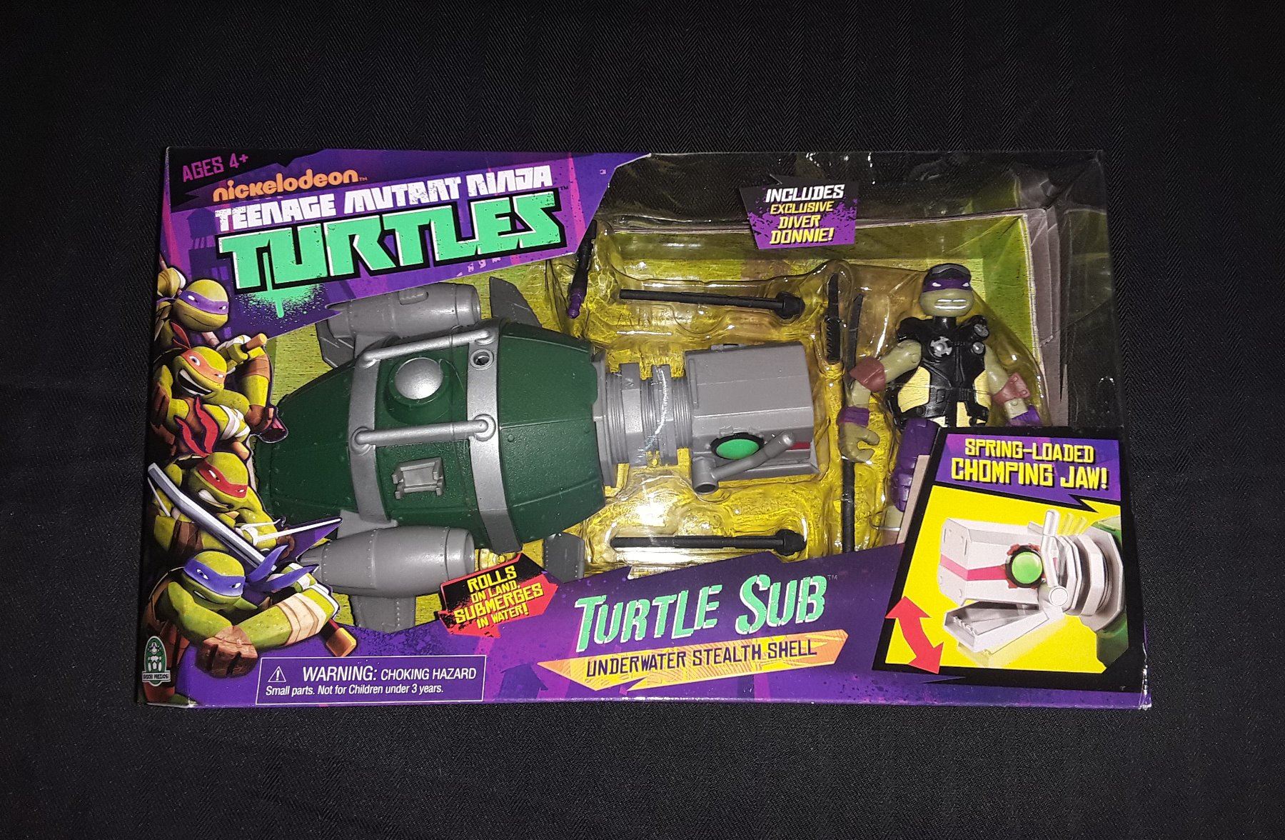 Teeage Mutant Ninja Turtles Donatello W/Turtle Underwater Stealth ...