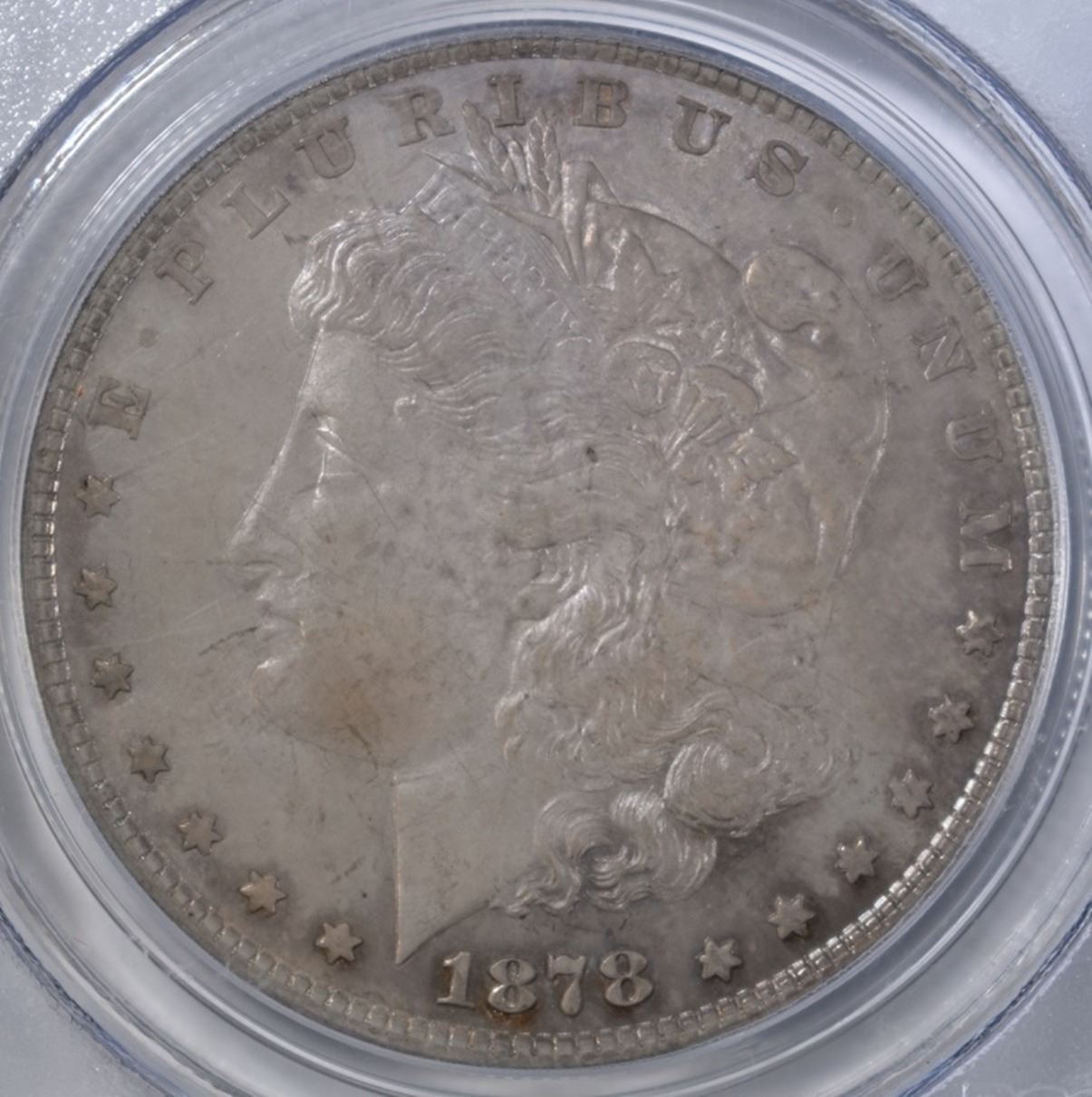 1878 8 TF MORGAN DOLLAR PCGS MS-64