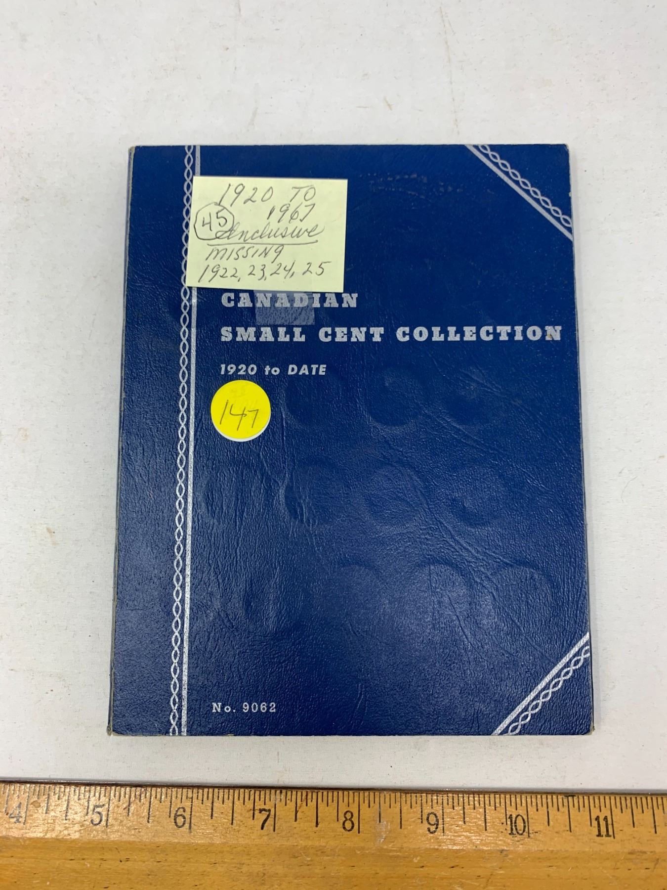 BOOKLET CDN ONE CENT COINS - 1920-1967 (NOT 1922/23/24/25)