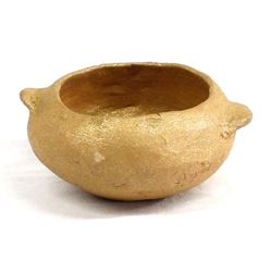 Taos Pueblo Micaceous Clay Pottery Bowl