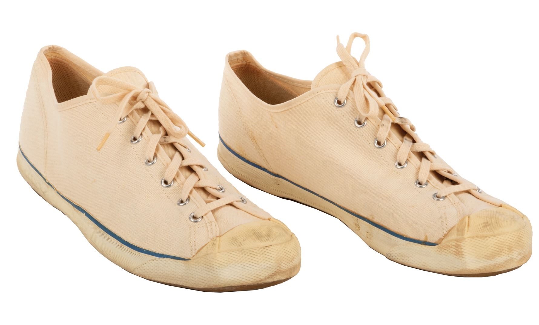 Howard Hughes signature Sears Roebuck & Co. "Jeepers" tennis shoes.