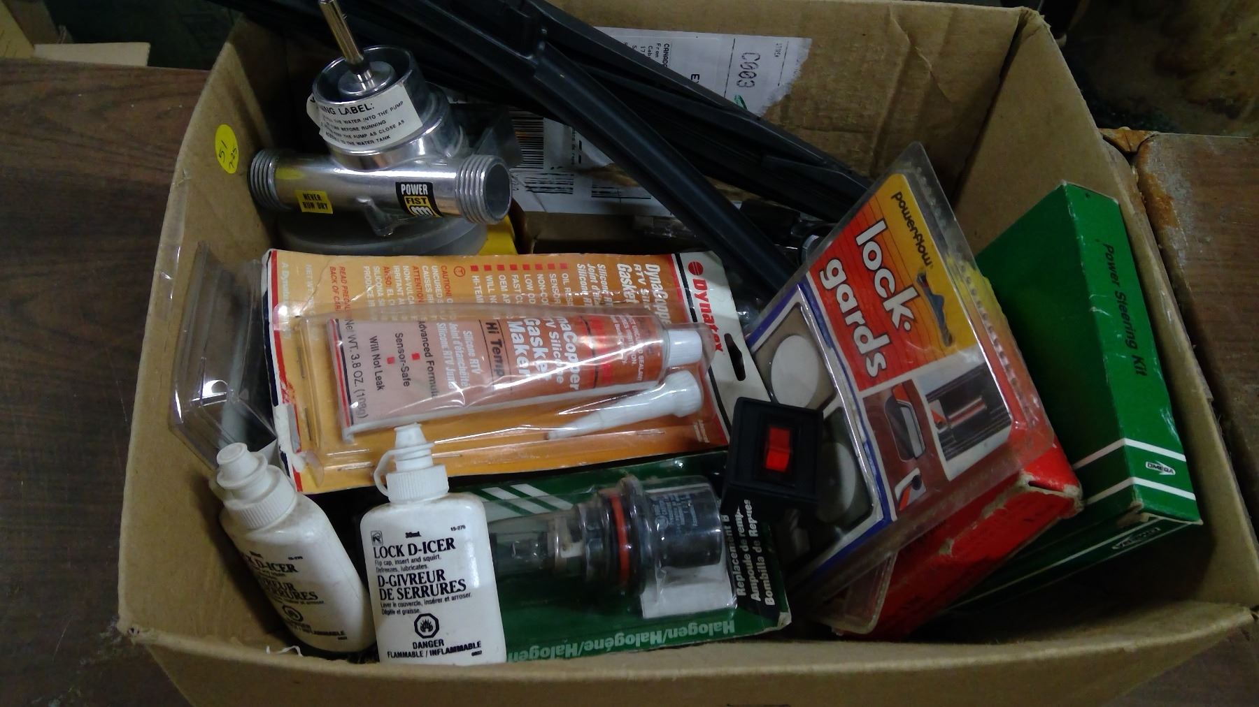 BOX OF VEHICLE REPAIR ITEMS - Schmalz Auctions