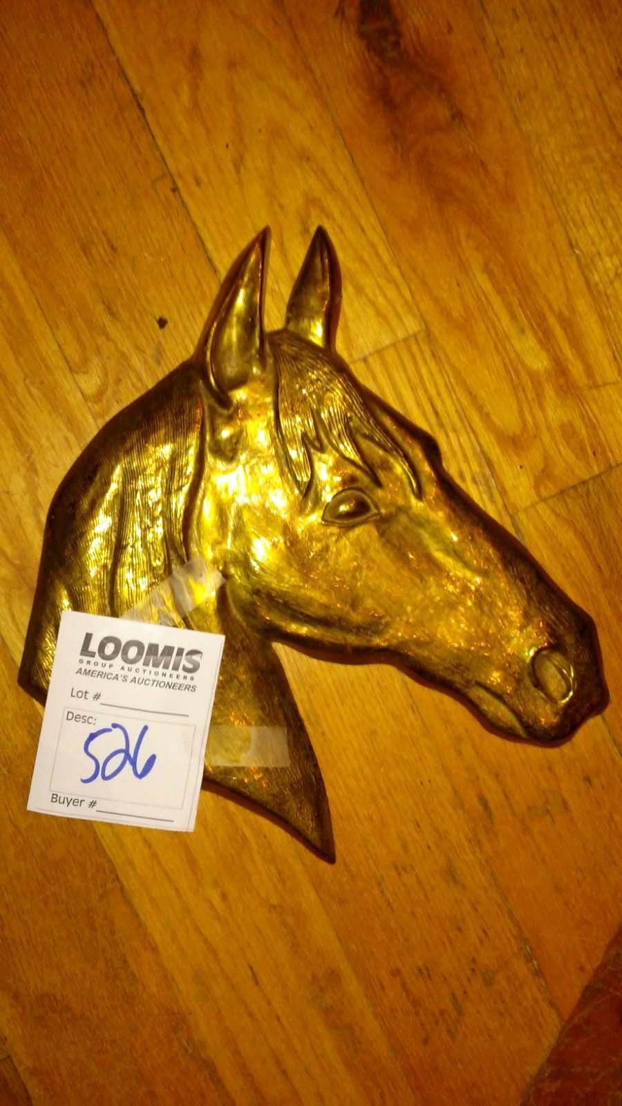 Solid Brass Horse Head, Original Art By Cambron