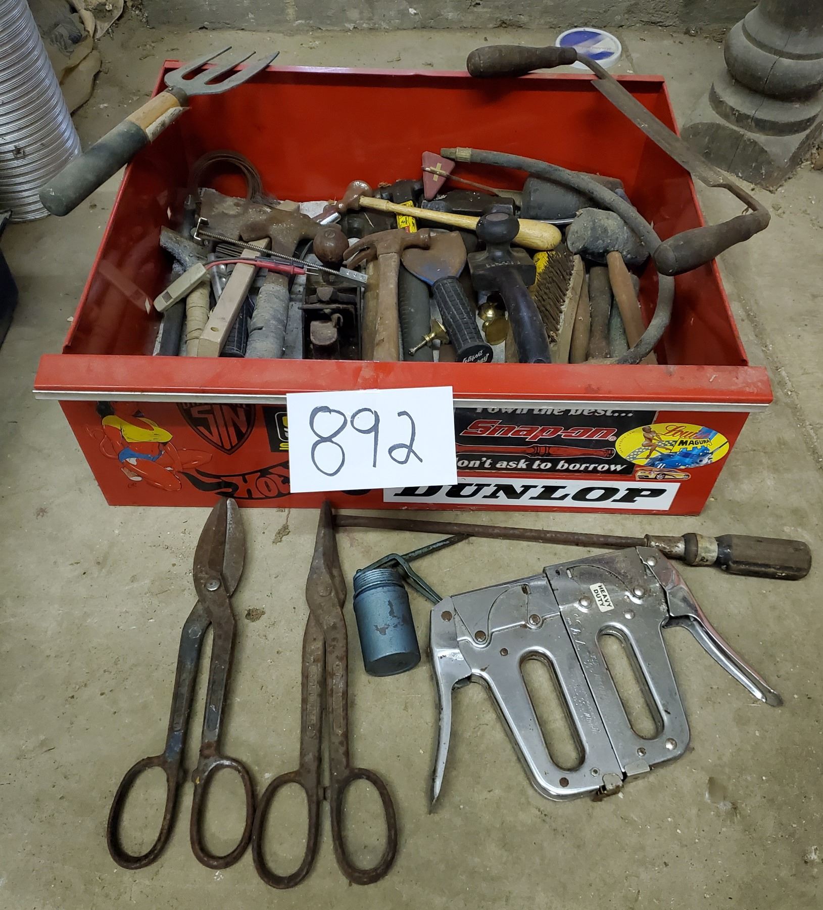 Toolbox Drawer Full of Assorted Hand Tools