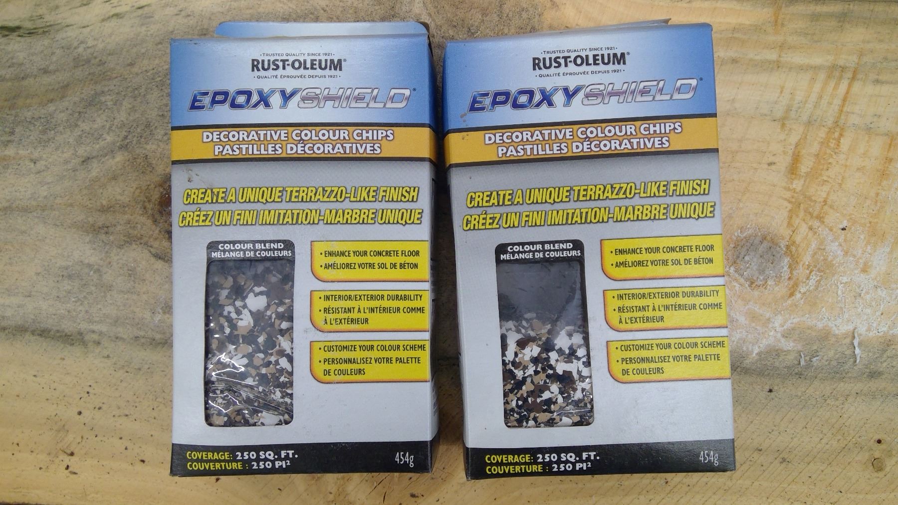 EPOXY SHIELD DECORATIVE COLOUR CHIPS 2 BOXES