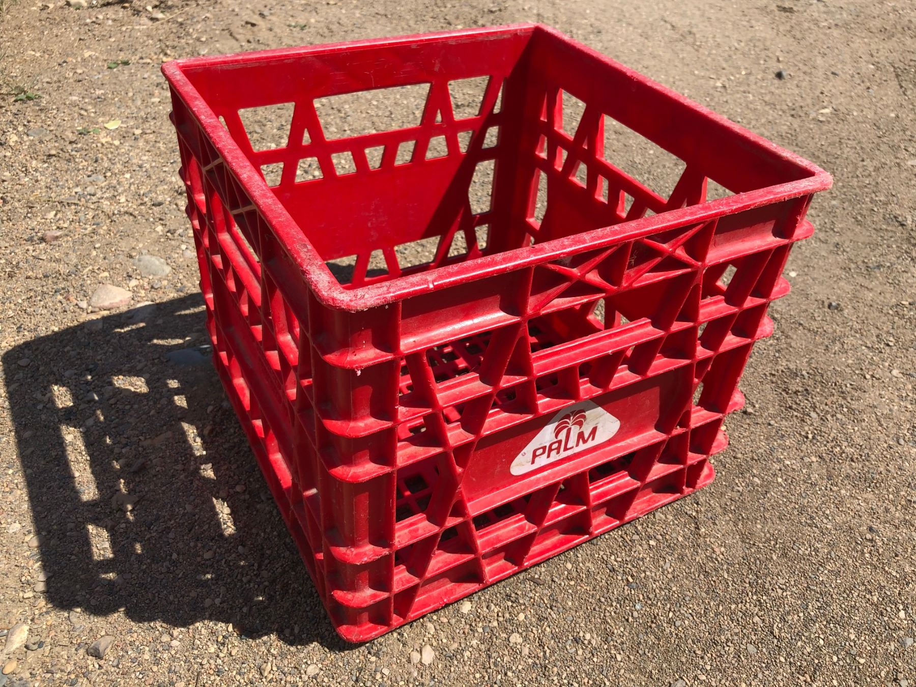 RED PALM DAIRY CRATE