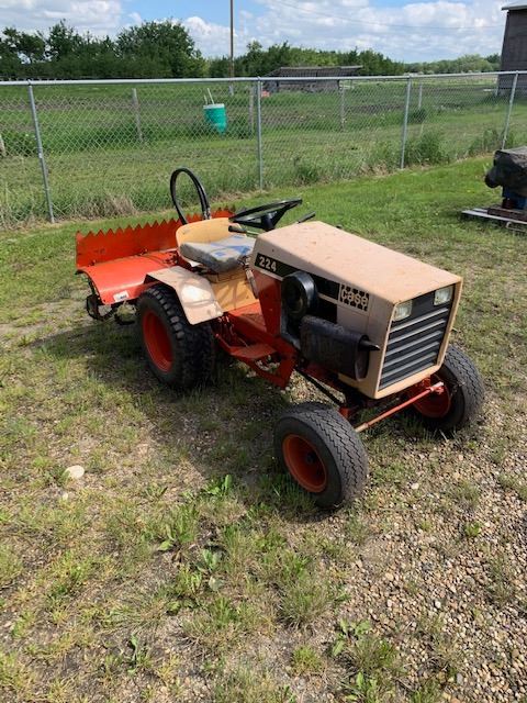 1973 Case 224 hydraulic drive lawn tractor 14 hp Kohler engine with 43 ...
