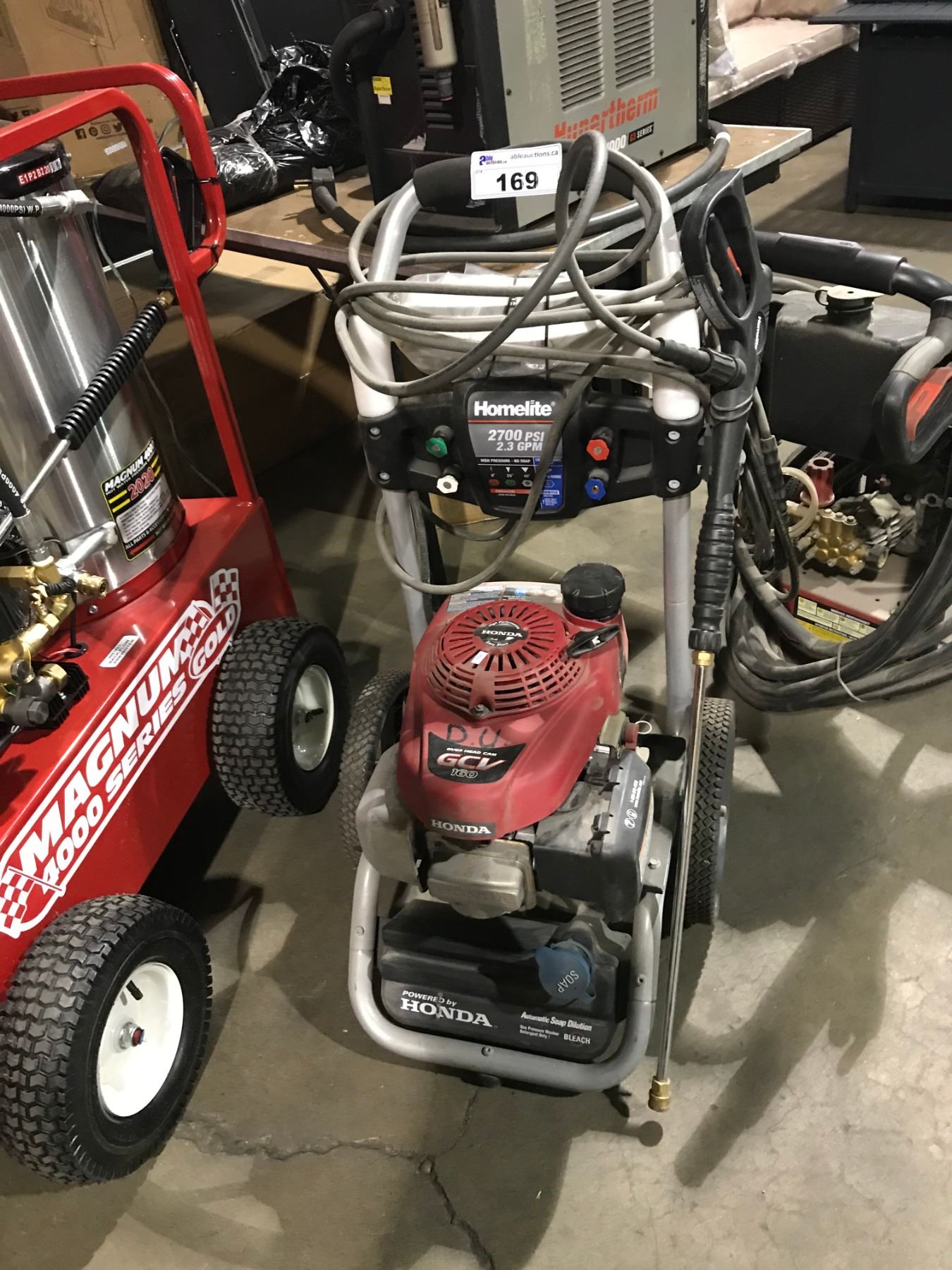 HONDA 2700 PSI MOBILE GAS POWERED PRESSURE WASHER honda-2700-psi-mobile-gas-powered-pressure-washer