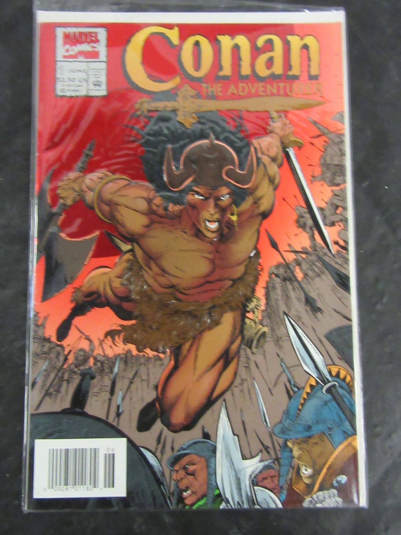COLLECTIBLE/VINTAGE: CONAN THE ADVENTURER COMIC IN PROTECTIVE PLASTIC ...