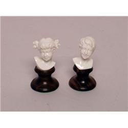Ivory Carvings: Miniature Portrait Busts