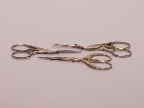 Antique Bird Form Handled Sewing Scissors